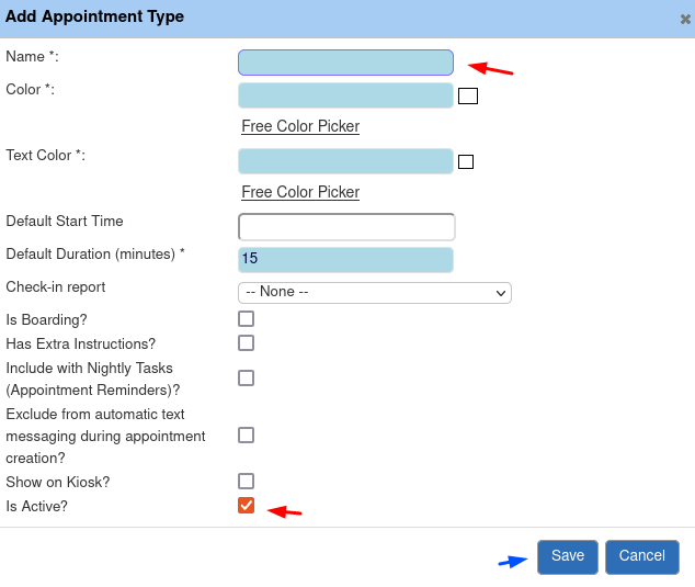 How to setup "Online" Appointment type in eVetPractice? – Online Booking