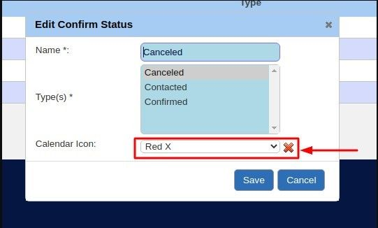 How to configure your evetPractice practice system to display the symbols on rescheduled and ...