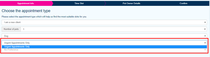 How do I set up an Urgent Appointment type on my booking platform ...