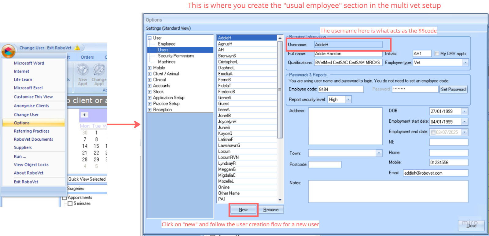Robovet Multi-Vet Setup – Online Booking